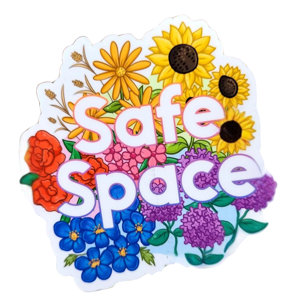 Sticker: Safe Space | Garden and Villa